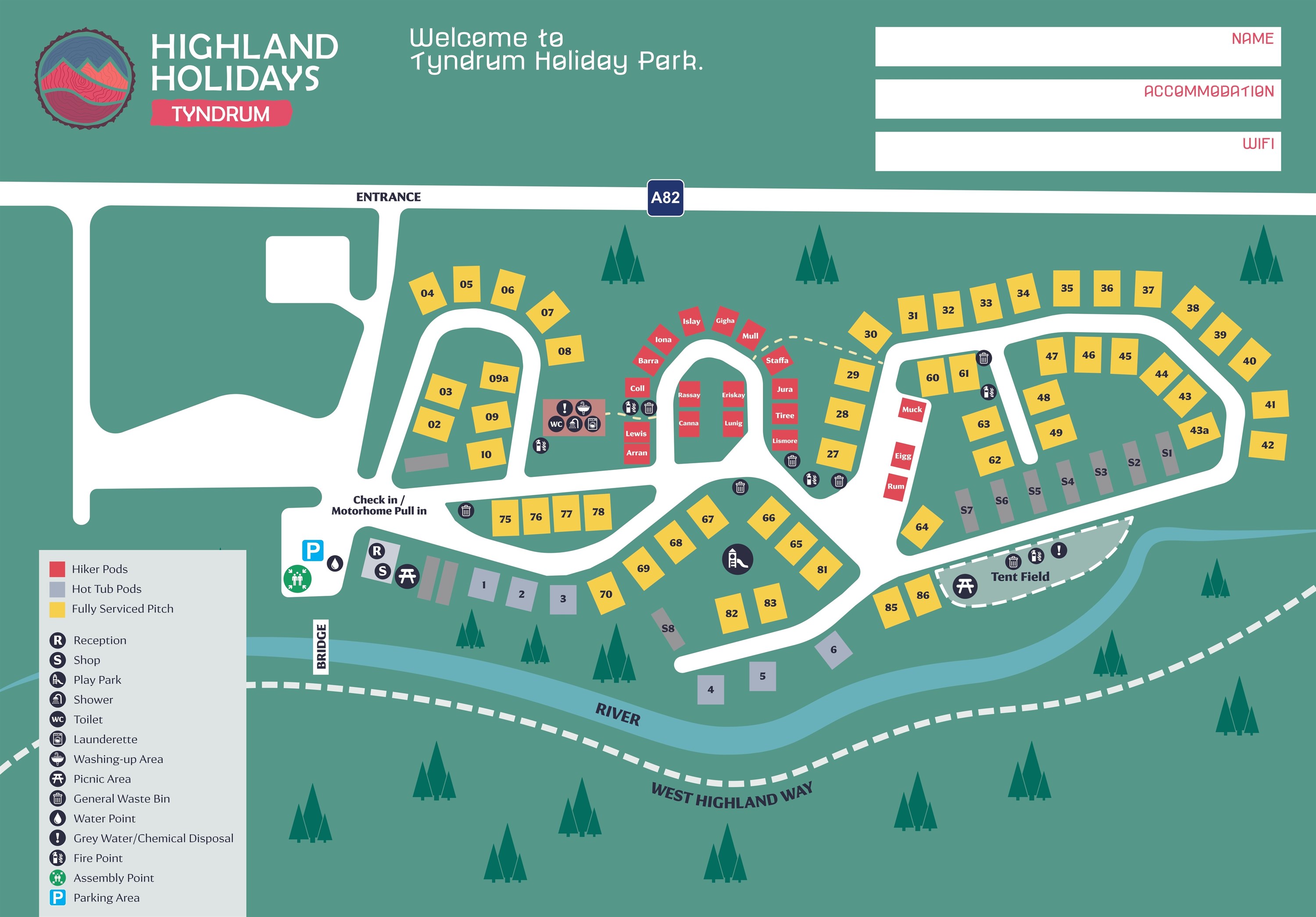 Tyndrum Holiday Park in Tyndrum, Perthshire - book online now